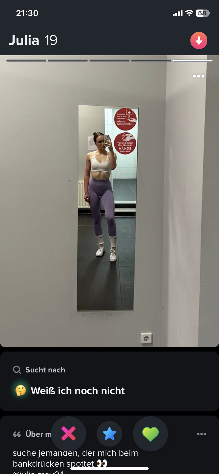 Fit/ muscular girls on tinder