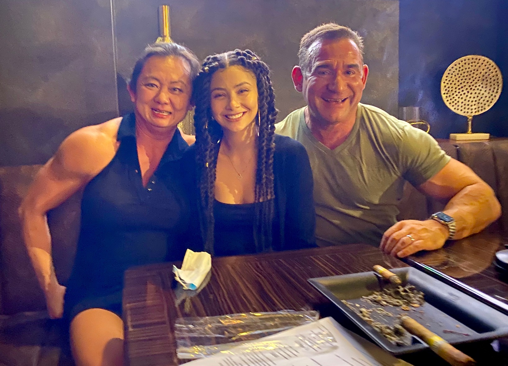 Muscular women in the family