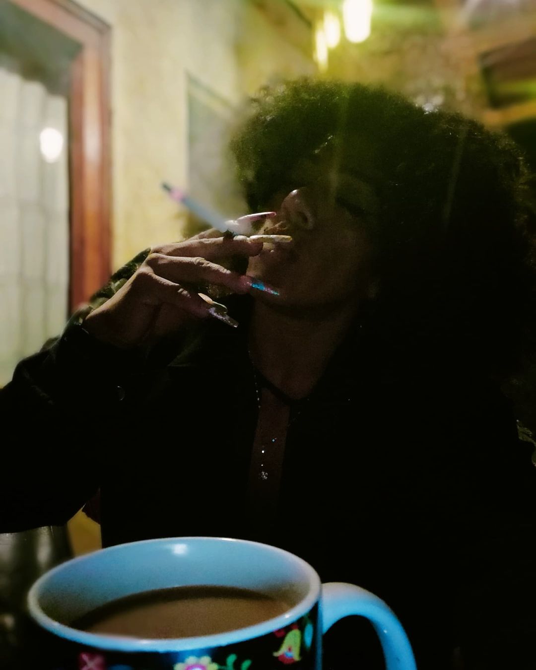 Smoking cigs vape cigars hookah