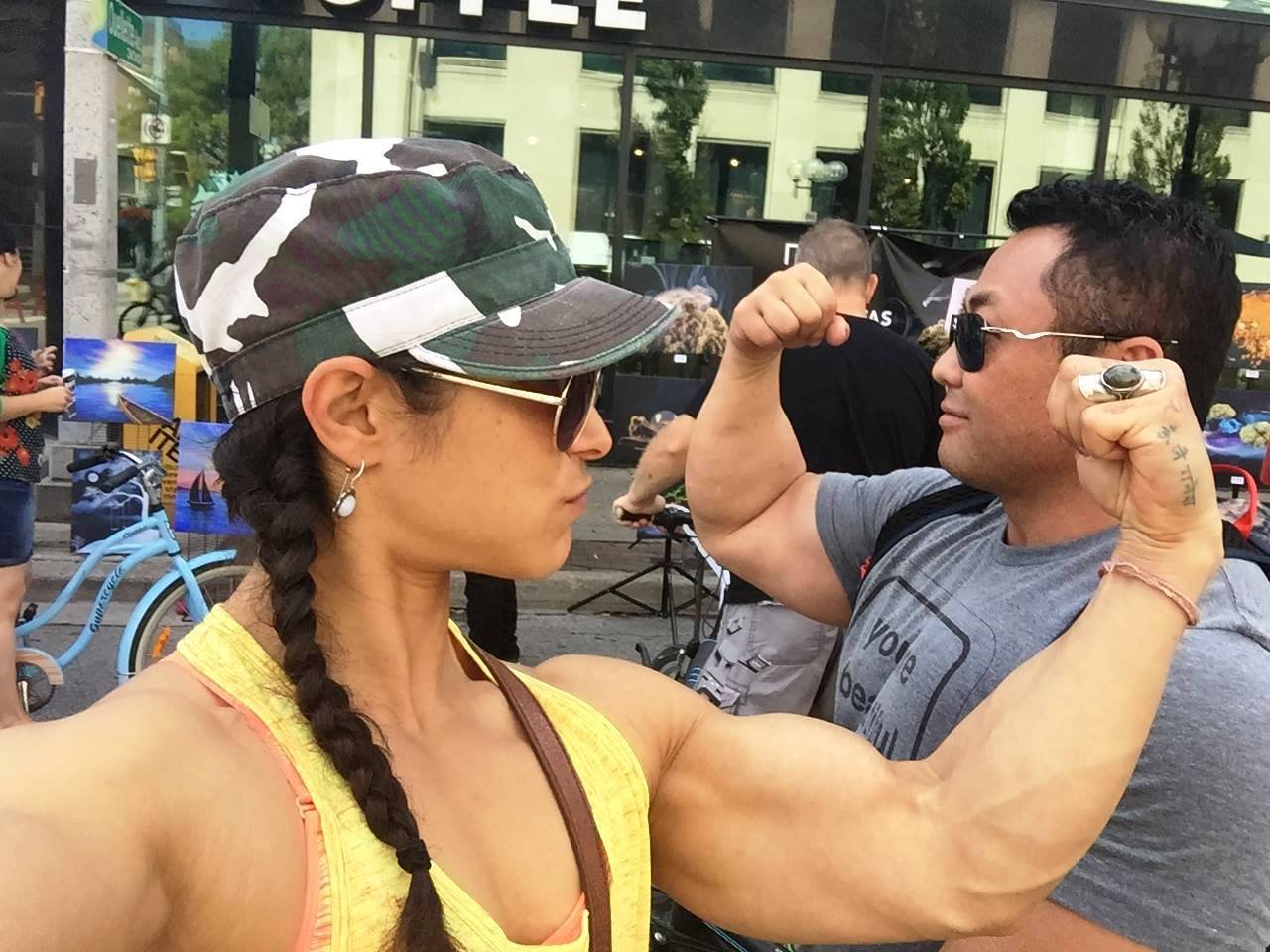 Show me the most impressive forearms