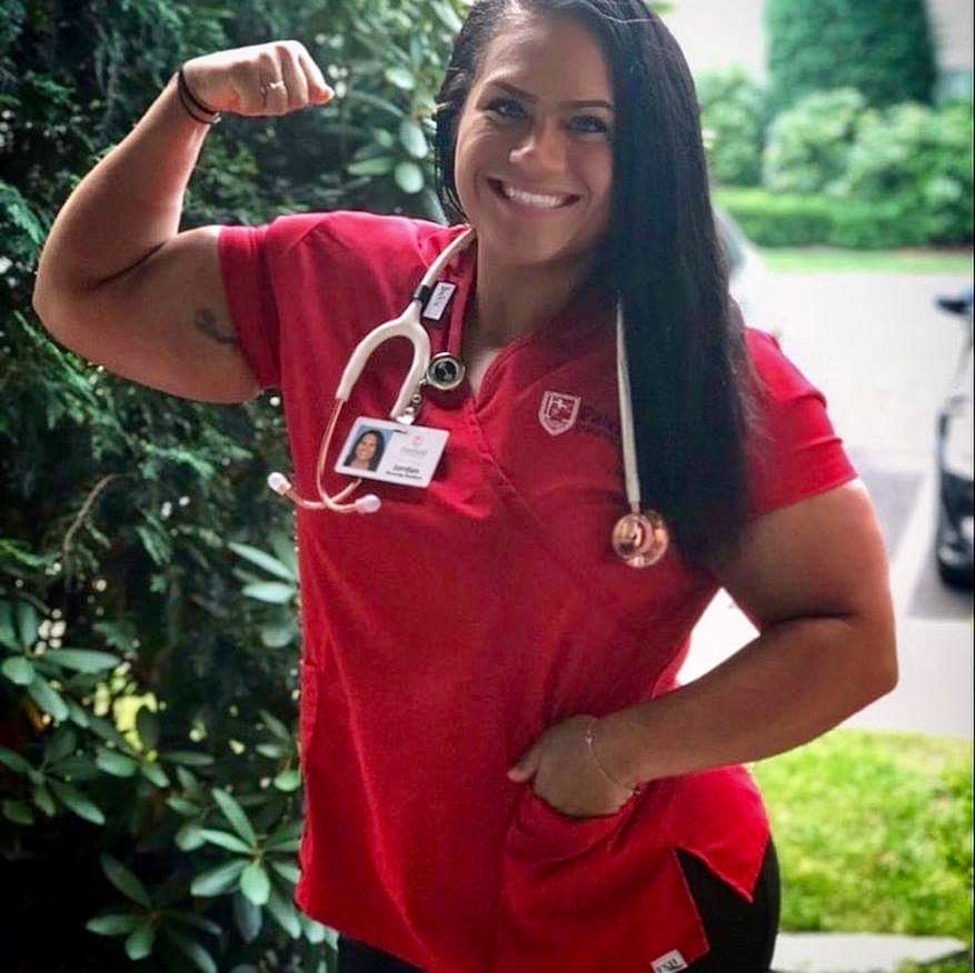 Muscle girls in Nurse or Health uniforms