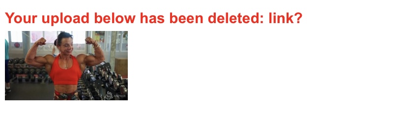 "Why was this pic deleted?"