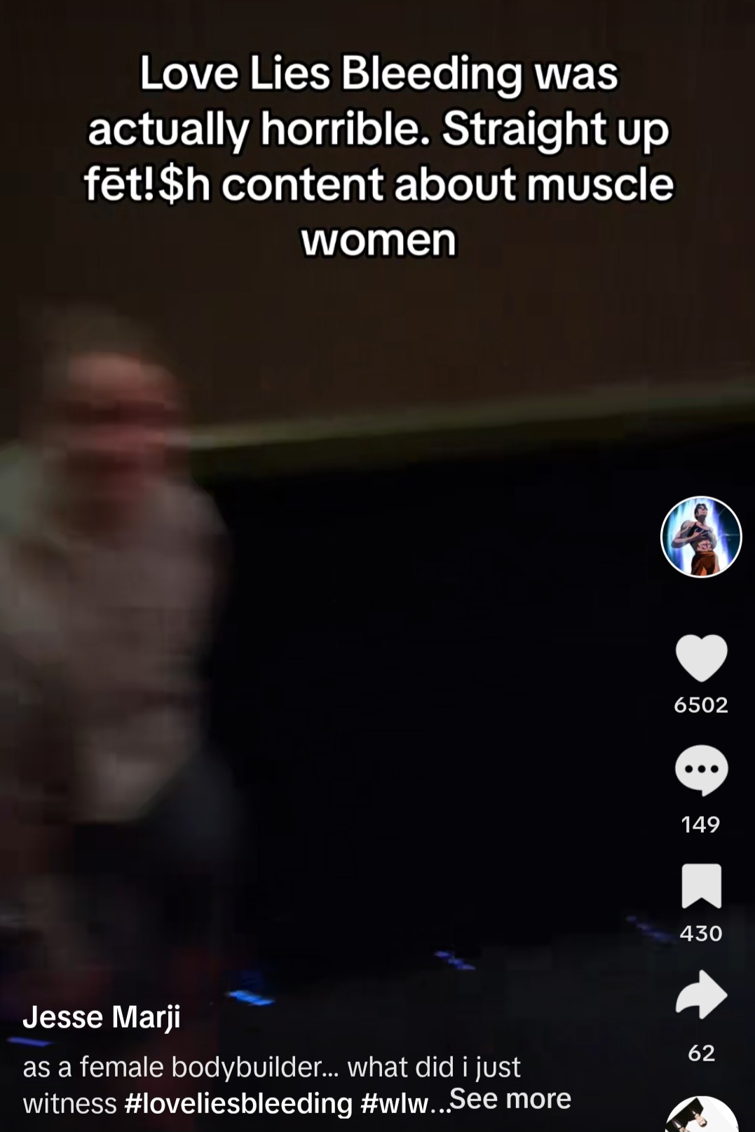 First image of Love Lies Bleeding {warning: some spoilers]