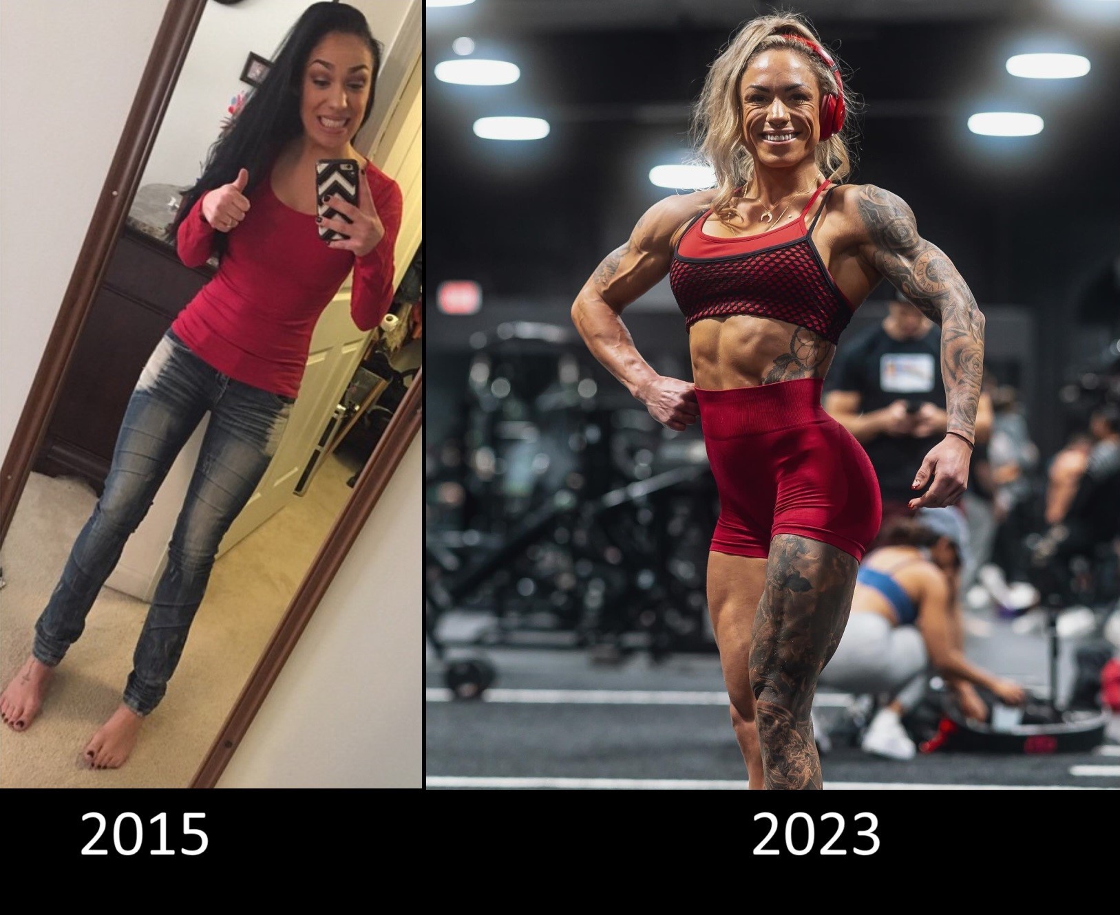 Before/After Bodybuilding Transformations
