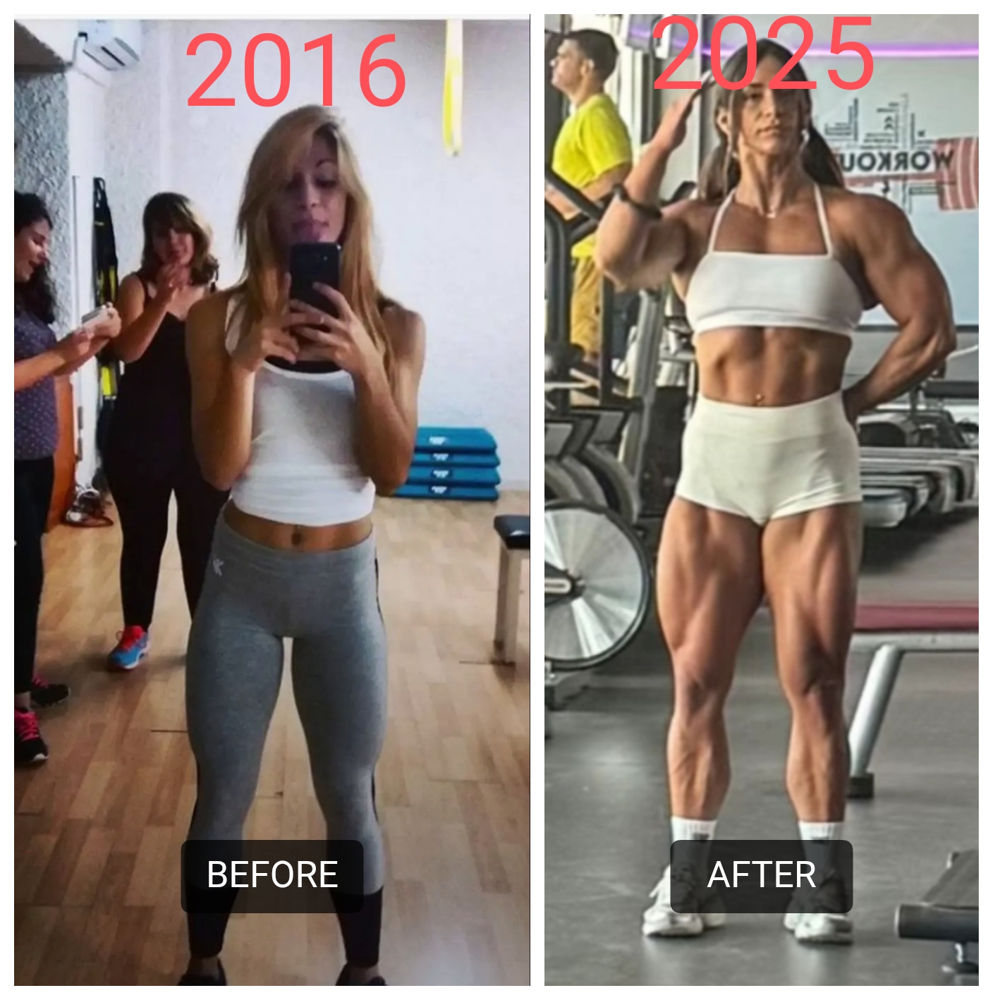 Before/After Bodybuilding Transformations