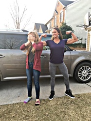 Muscular women in the family