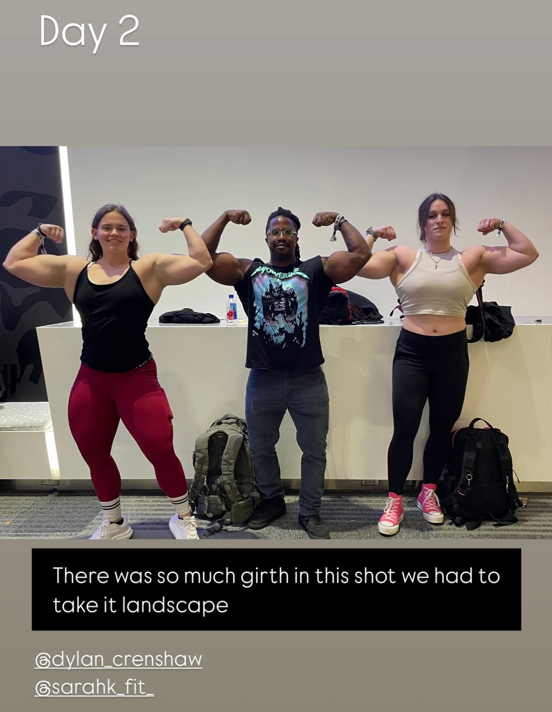 Dylan Crenshaw, Sarah Korty (sarahk_fit_)