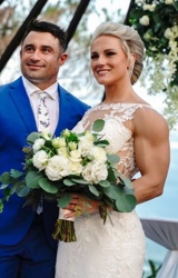 Muscular brides and bridesmaids