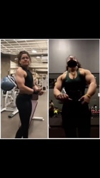 most muscular/crab flex